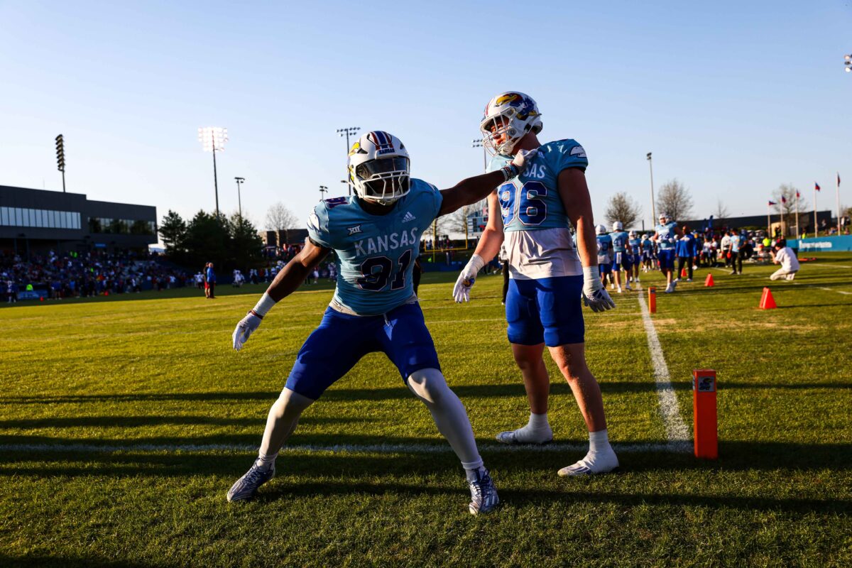 Photo Gallery: KU football hosts Spring Showcase at Rock Chalk Park ...